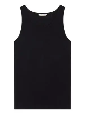 A KIND OF GUISE Tomaso Ribbed Stretch-cotton Jersey Tank Top - Black
