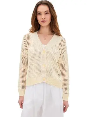 Splendid Camellia Knit Cardigan - Honeysuckle