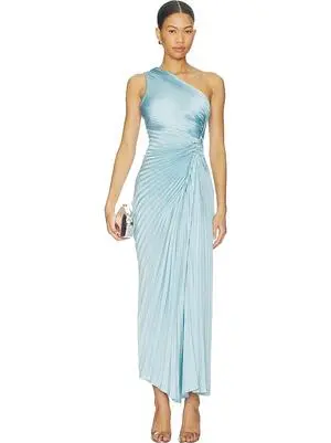 A.L.C. Lara One-shoulder Dress - Delphinium Blue