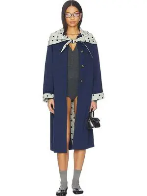 LISA SAYS GAH Olson Trench - Mint Chip Dot