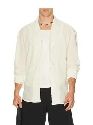 KROST Camp Shirt In Beige - Egret