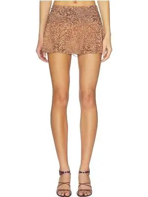 GUIZIO Eda Mini Skirt - Leopard