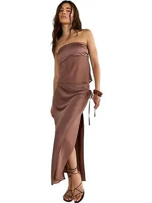 OWNLEY Ownley Ricky Maxi Skirt Set Brown