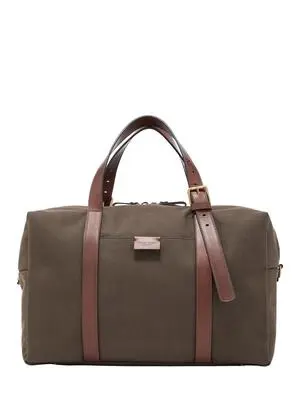 GIORGIO ARMANI Canvas And Leather Duffle Bag