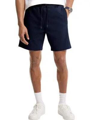 Michael Kors Logo Cotton Shorts Blue