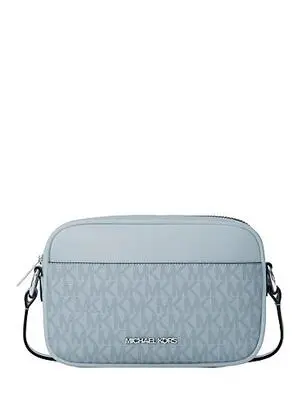 Michael Kors Small Logo Camera Crossbody Bag - Blue