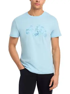 Versace Cotton Jersey Tee - Wave
