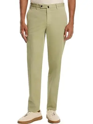 SLOWEAR Incotex Royal Batavia Regular Fit Stretch Cotton Pants - Sage