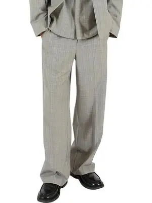 KROST Elliot Plaid Trousers - Gray