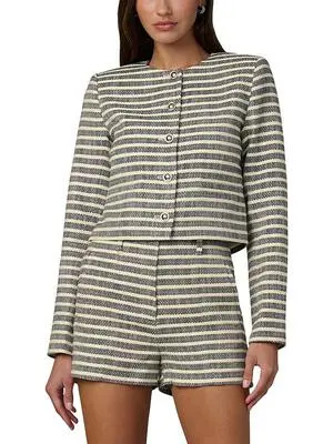 Joe's Jeans The Talia Cropped Jacket - Midnight
