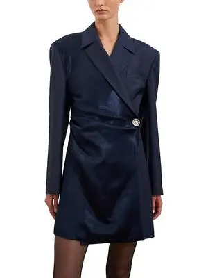 ACARIA STUDIO Berry Blazer Dress - Navy