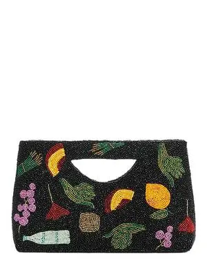 AQUA X Lsa Beaded Clutch