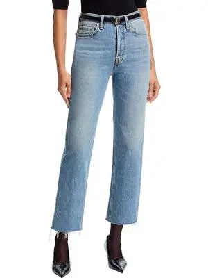 TOTEME Cropped Jeans - Vintage Wash