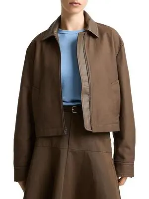 Vince Casual Twill Jacket - Willow