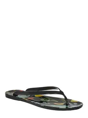 Aqua X Lisa Saya Gah Clrac Flip Flops Exclusive - Black Multi
