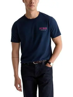 AG Bryce Stretch Cotton Drum Graphic Tee