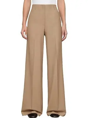 Lafayette 148 New York Wide Leg Trousers - Brownstone