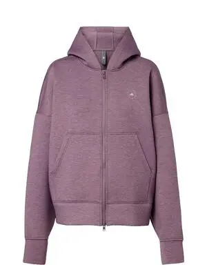 Adidas By Stella McCartney Logo Zip-up Hoodie - Purple
