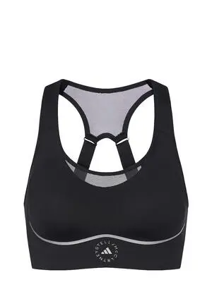 Adidas By Stella McCartney Logo Sports Bra - Black