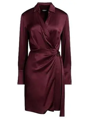 DONDUP Mini Wrap Dress - Red