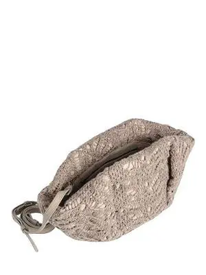 Brunello Cucinelli Knitted Clutch With Shoulder Strap - Khaki