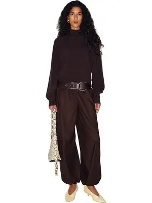 REFORMATION Aven Pant Brown