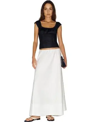REFORMATION Amouret Top - Black