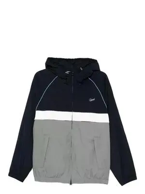 DUNST Hooded Colorblock Windbreaker - Blue
