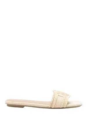 Emporio Armani Woven Sandals Neutrals