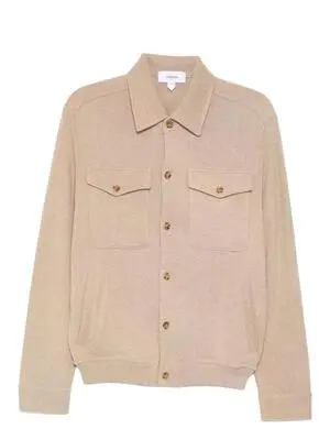 LARDINI Cotton Shirt Jacket - Brown
