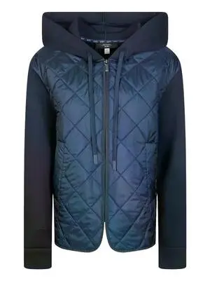 Max Mara Edito Quilted Hooded Jacket - Blue