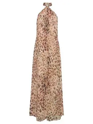 Cara Cara Marion Halterneck Maxi Dress - Neutrals