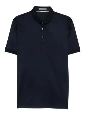 Corneliani Jersey Polo Shirt - Blue