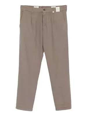 MYTHS Pleated Trousers Brown