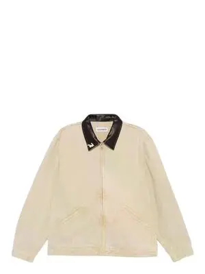 CARNE BOLLENTE Polo-collar Zip-fastening Jacket - Neutrals