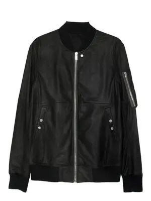 Rick Owens Classic Flight Bomber Jacket - Black