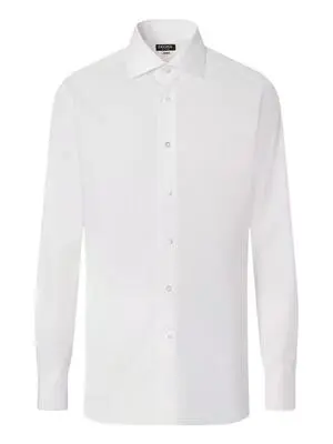 Zegna Button-up Cotton Shirt - White