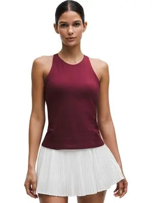 Lululemon Racerback High-neck Tennis Tank Top - Burgundy Bay