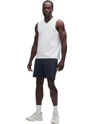 Lululemon Mesh-panelled Tennis Short 7 - True Navy