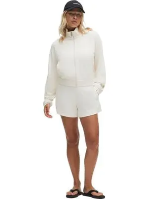 Lululemon Softstreme Pique Mid-rise 4" Short - Light Ivory