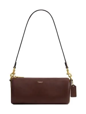 COACH Barrel Bag In Natural Grain Leather - Brass/maple