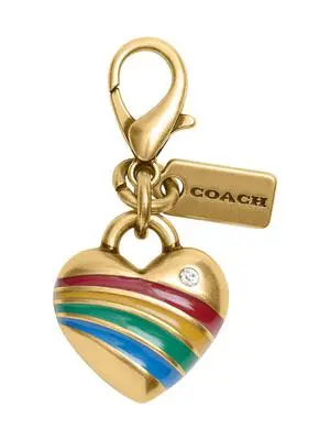 COACH Diy Heart Charm - Brass/multi
