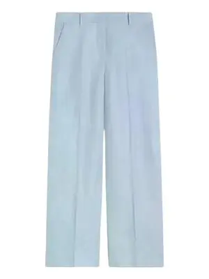 Max Mara Wide Leg Denim Trousers - Blue