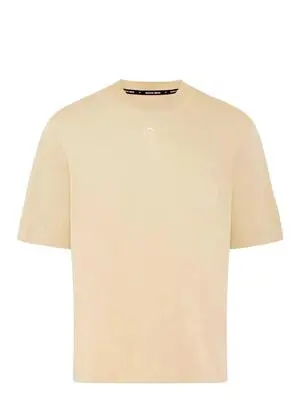 MARINE SERRE Moon Logo Crewneck T-shirt - Neutrals