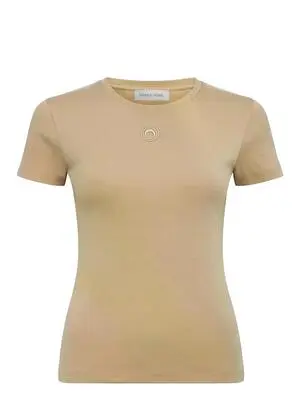 MARINE SERRE Logo T-shirt - Neutrals