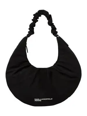 Karl Lagerfeld Logo-print Shoulder Bag - Black