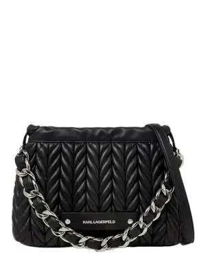 KARL LAGERFELD KARL LAGERFELD K/Weave Chain Crossbody Bag
