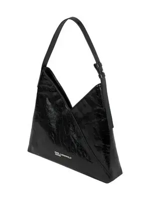 Karl Lagerfeld Small Leather Tote Bag - Black