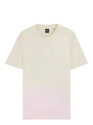 BOSS Inner-monogram T-shirt In A Cotton Blend