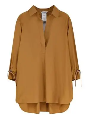 Max Mara Mxmadorni Cotton Shirt - Brown